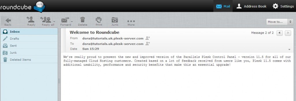 Roundcube webmail hosting service interface - Layershift Blog